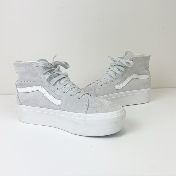 Vans | Shoes | Vans Sk8hi Stackform Wedge Chunky Sneakers Sz 95 Suede ...